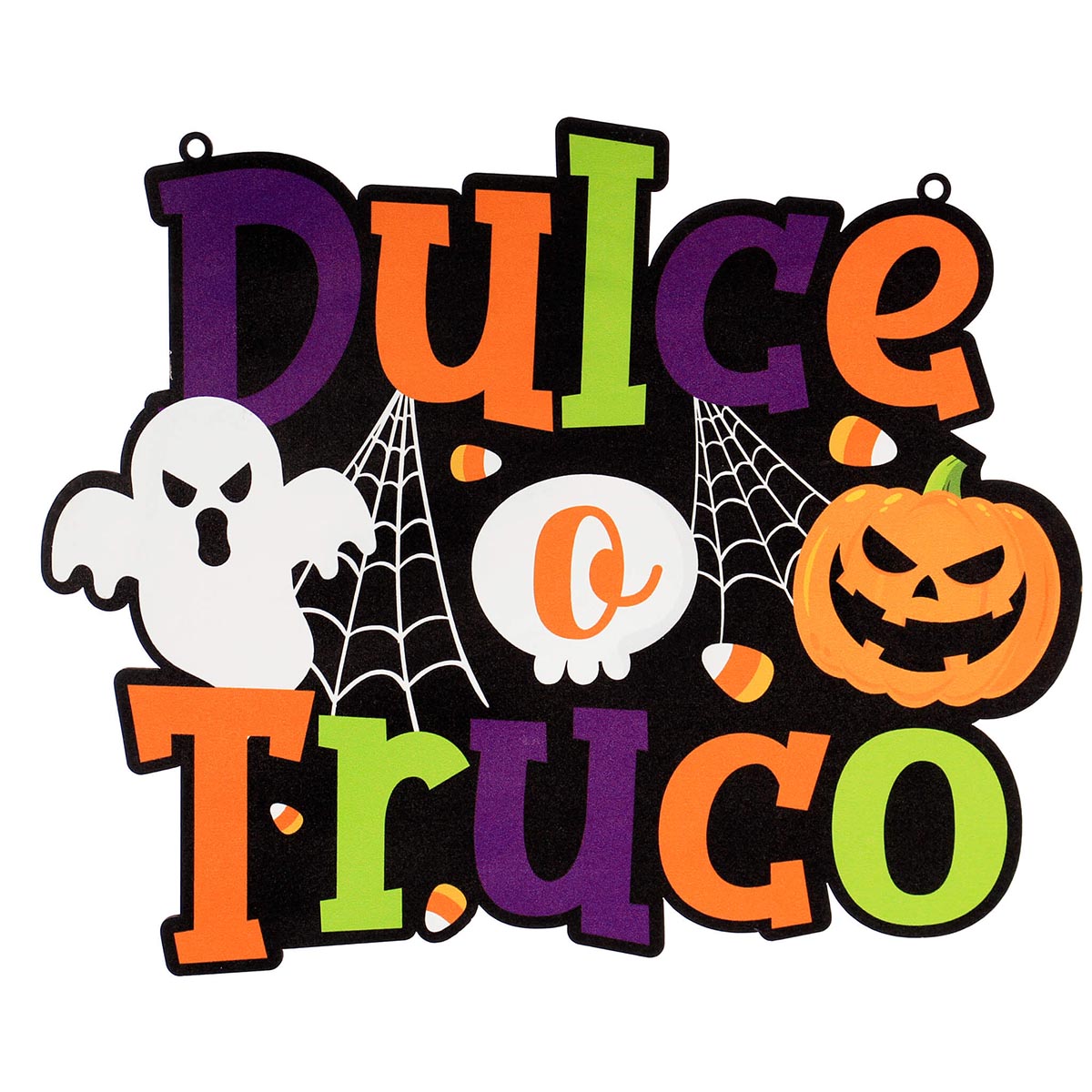 Letrero Dulce O Truco 25x30cm | Fantasias Miguel – Fantasías Miguel