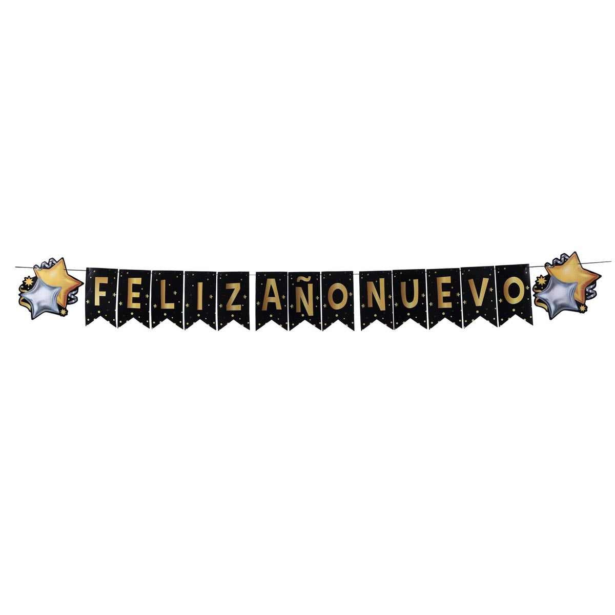 Banderín Feliz Año Nuevo x15 20x11cm | Fantasias Miguel – Fantasías Miguel
