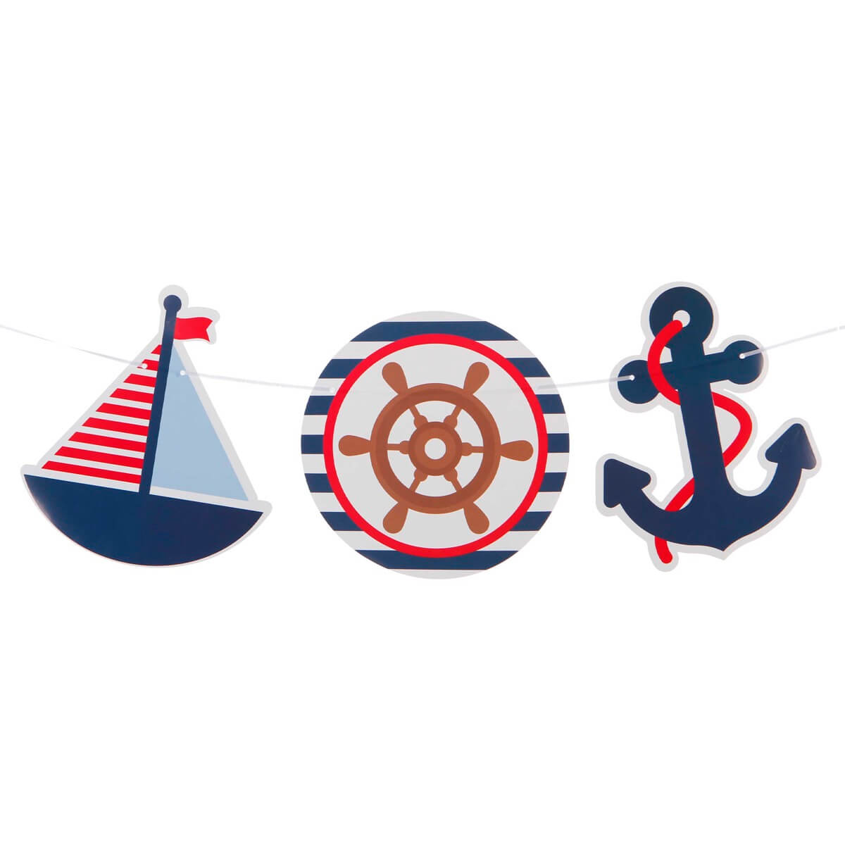 Guía x12 Banderines Marinero 19cm 2.5m | Fantasias Miguel – Fantasías ...