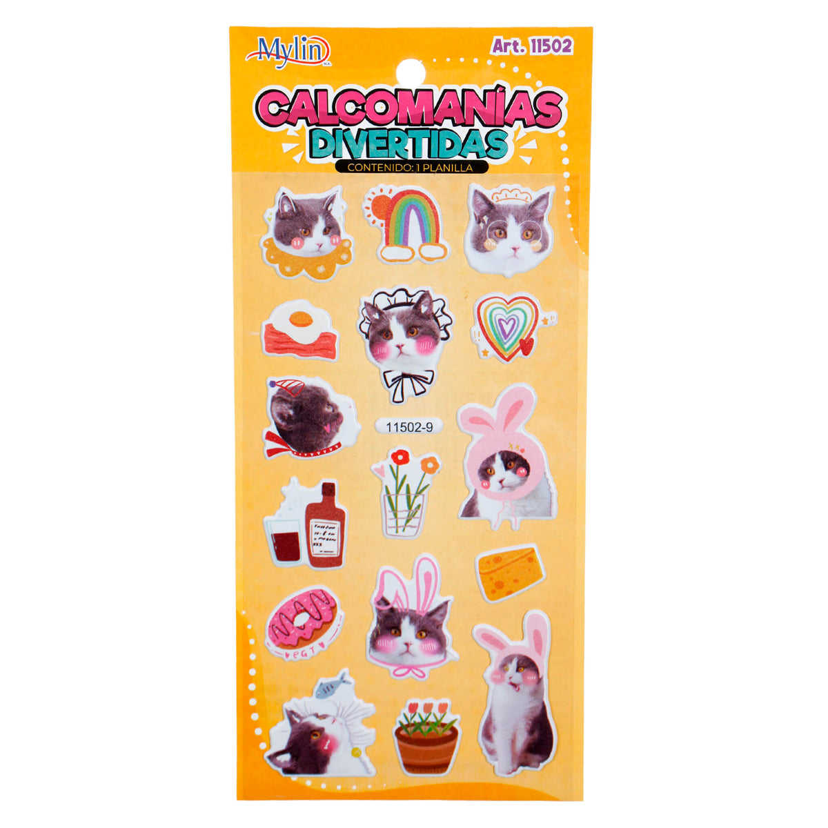 Calcomanía Divertida varios 18x9.5cm | Fantasias Miguel – Fantasías Miguel