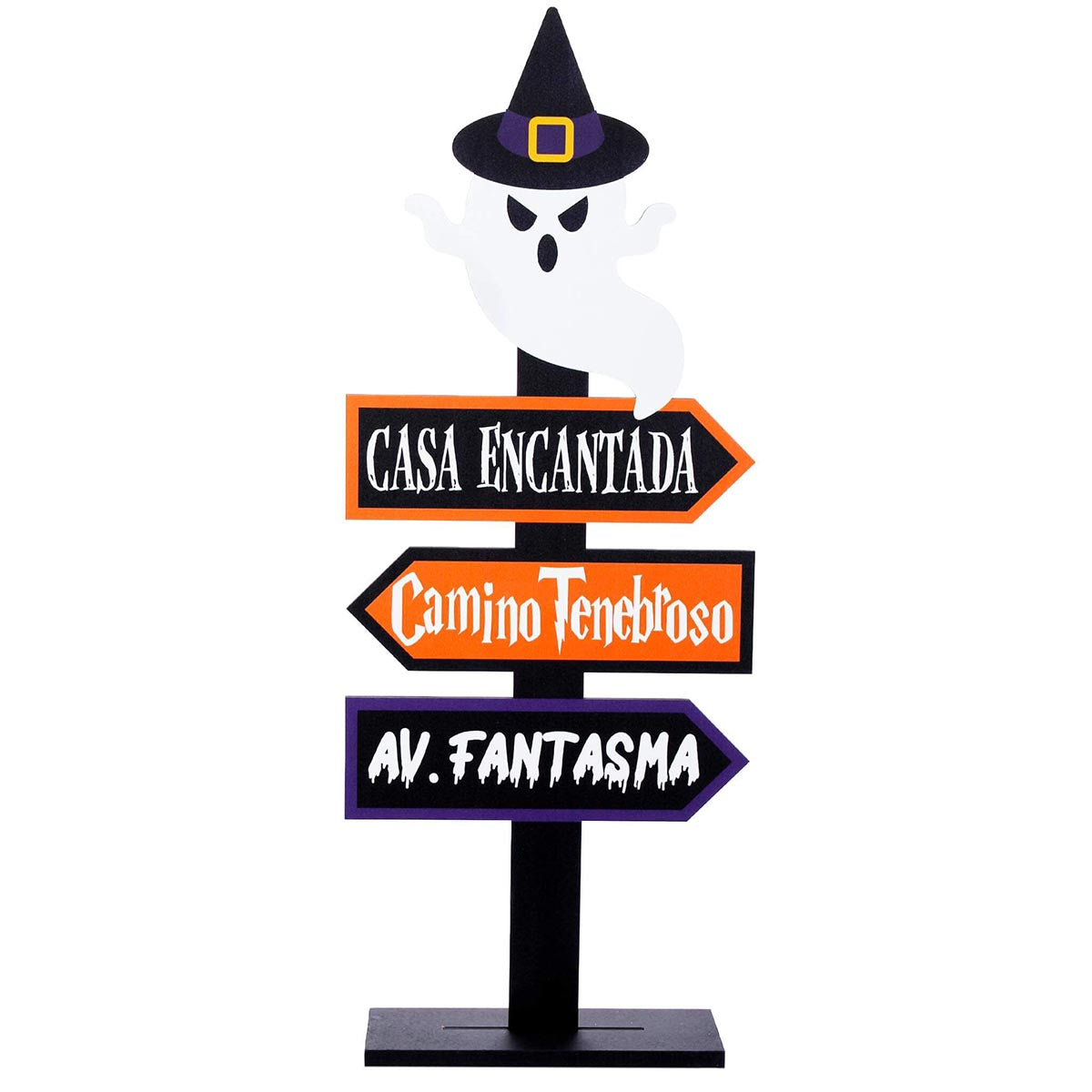 Letrero Con Base Halloween 50x20x7cm | Fantasias Miguel – Fantasías Miguel