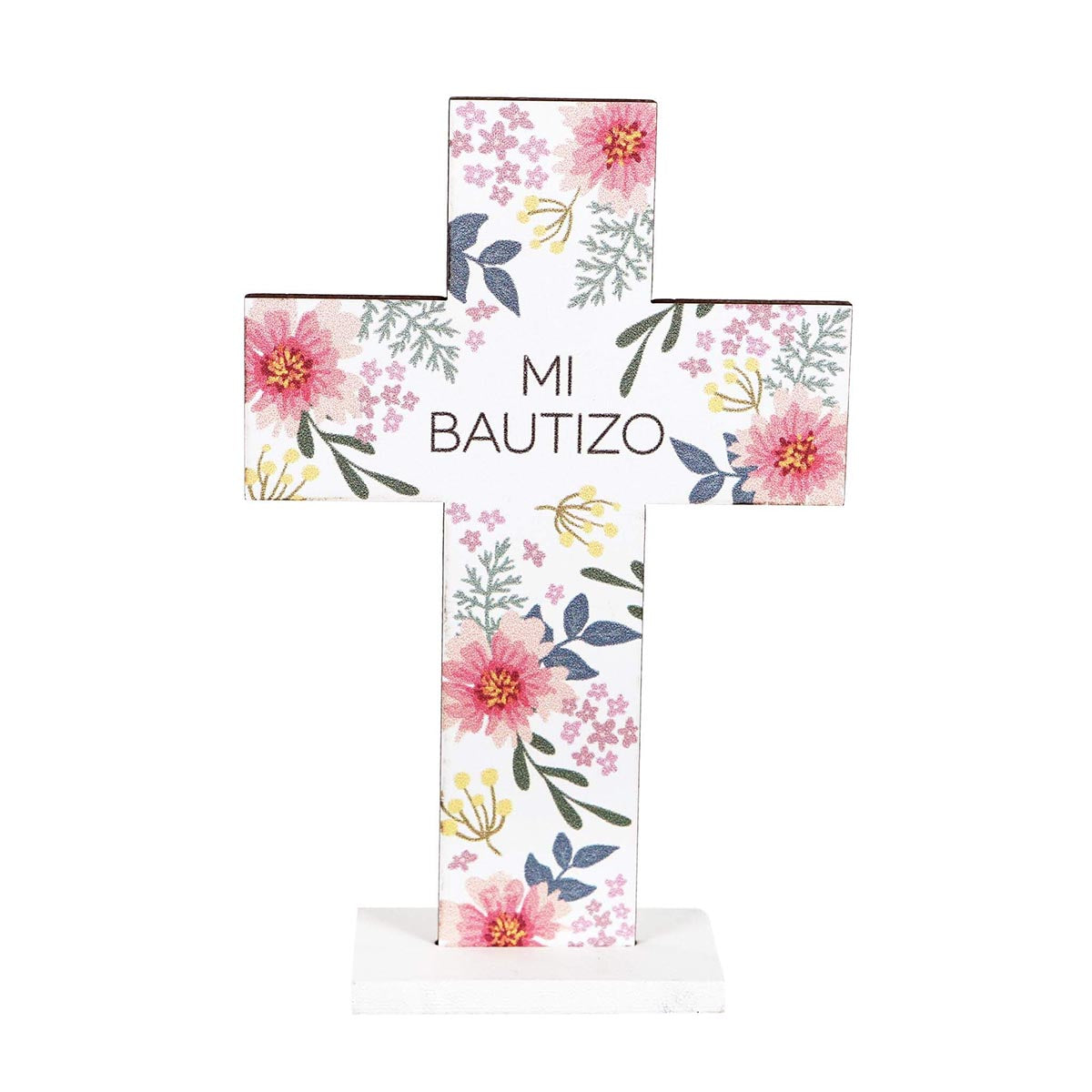 Cruz Con Base Mi Bautizo 12x8x3cm | Fantasias Miguel – Fantasías Miguel