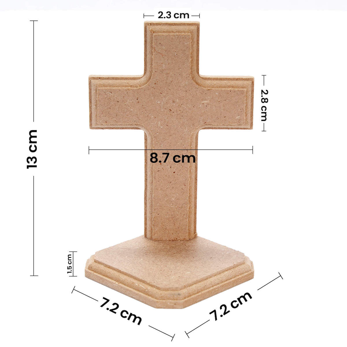 Cruz Base 13x9x8.5cm | Fantasias Miguel – Fantasías Miguel