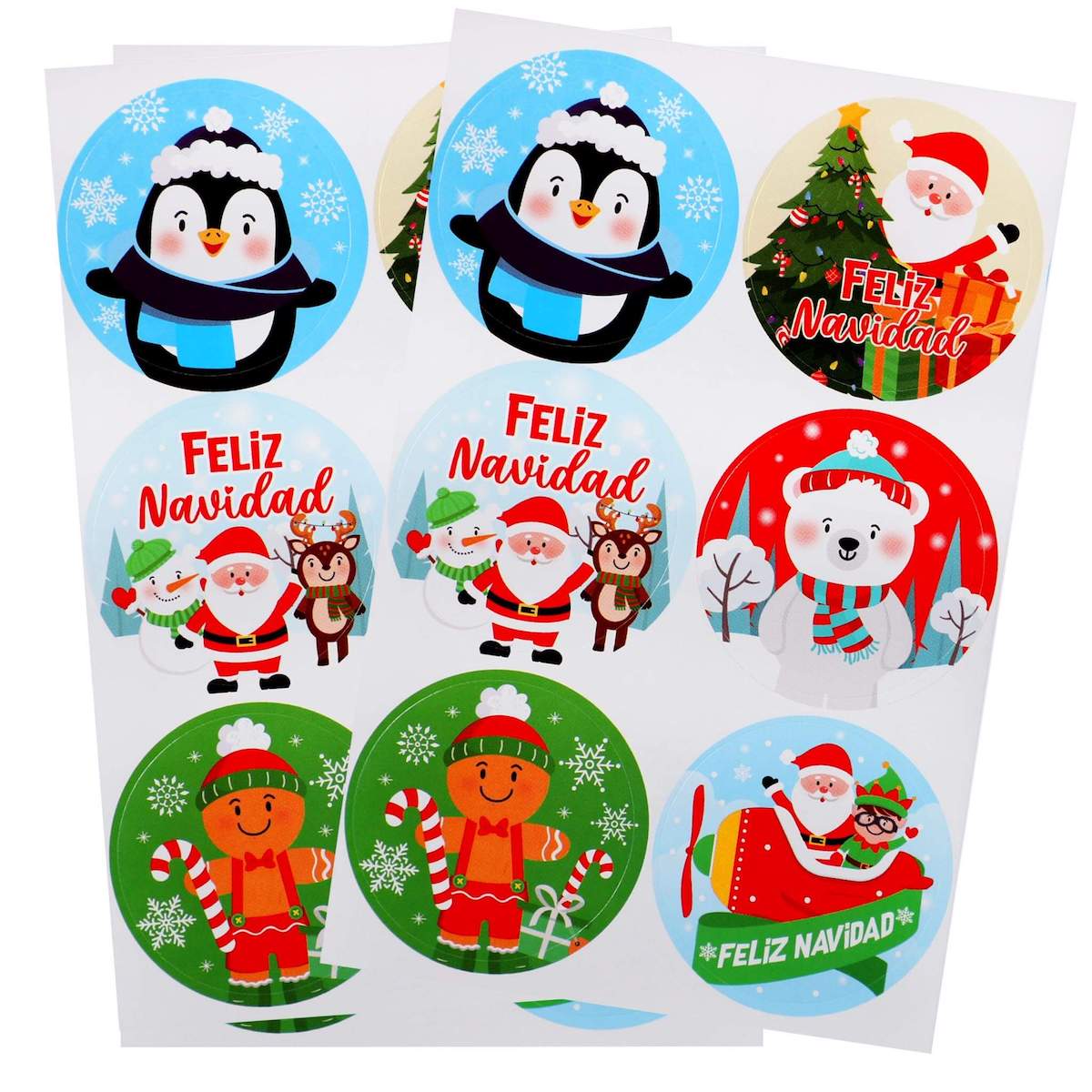 Calcomanía Navidad Personaje 4.5x4.5cm | Fantasias Miguel – Fantasías ...