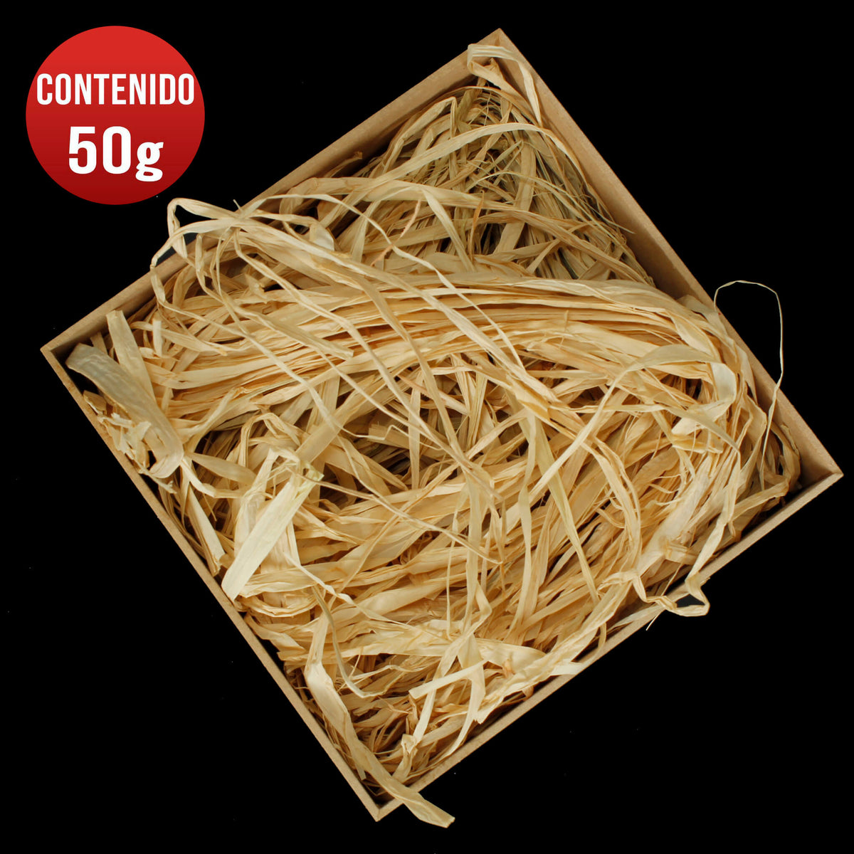 Raffia Natural 50g | Fantasias Miguel – Fantasías Miguel