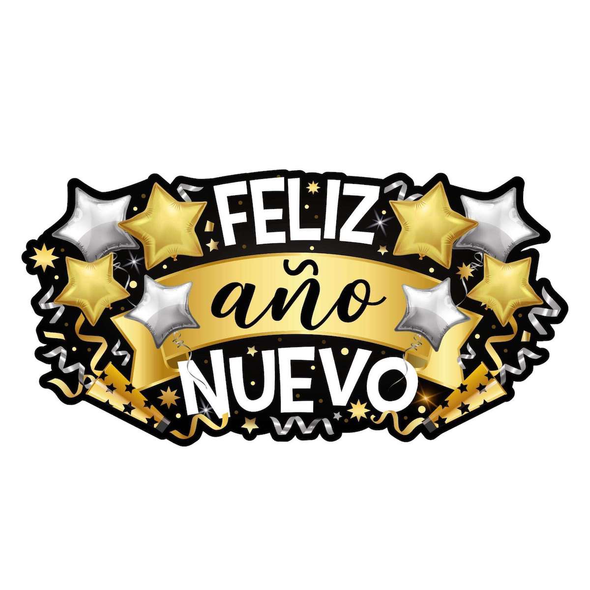 Banner De Feliz Año Nuevo Para Imprimir