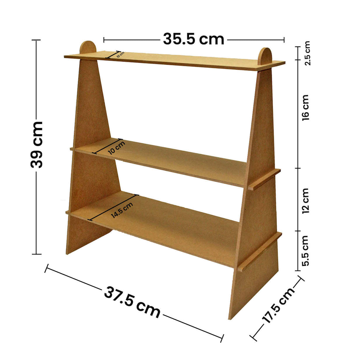 Base Triangular 3 Niveles 39x37x17cm | Fantasias Miguel – Fantasías Miguel