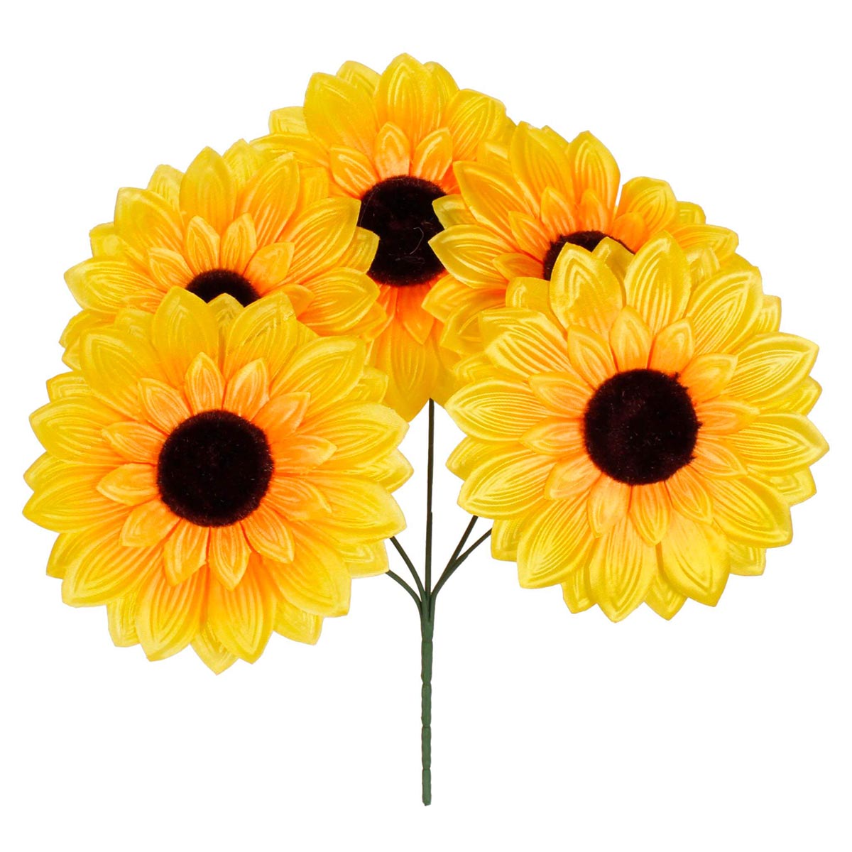 Bush Chico Girasol x5 flores 30cm | Fantasias Miguel – Fantasías Miguel