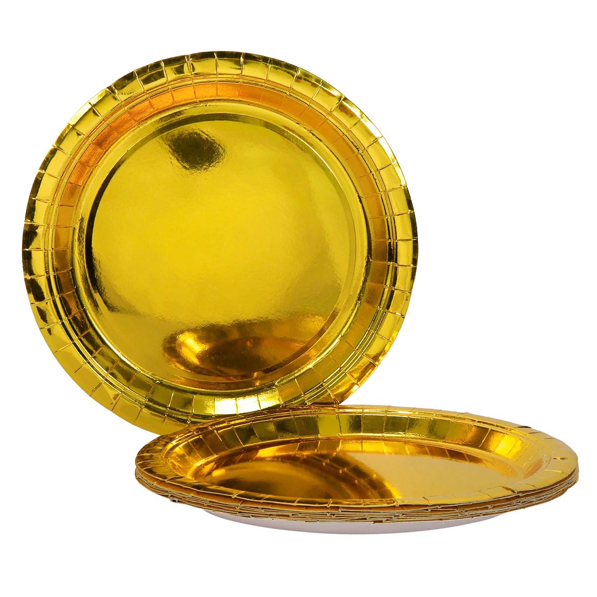 Plato Color Metlizado 23cm | Fantasias Miguel – Fantasías Miguel