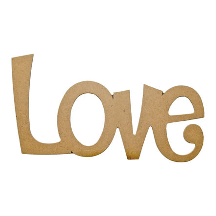 Letrero Love Delgado 13x24cm | Fantasias Miguel – Fantasías Miguel