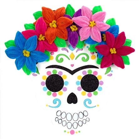 Catrina Con Flores Multicolor | Proyecto | Fantasias Miguel – Fantasías ...