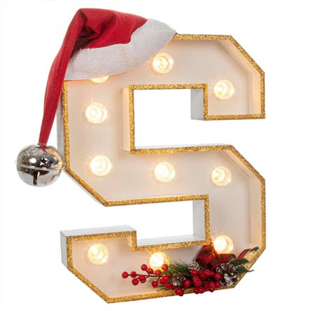 Letra Con Foquitos Navideña | Proyecto | Fantasias Miguel – Fantasías ...