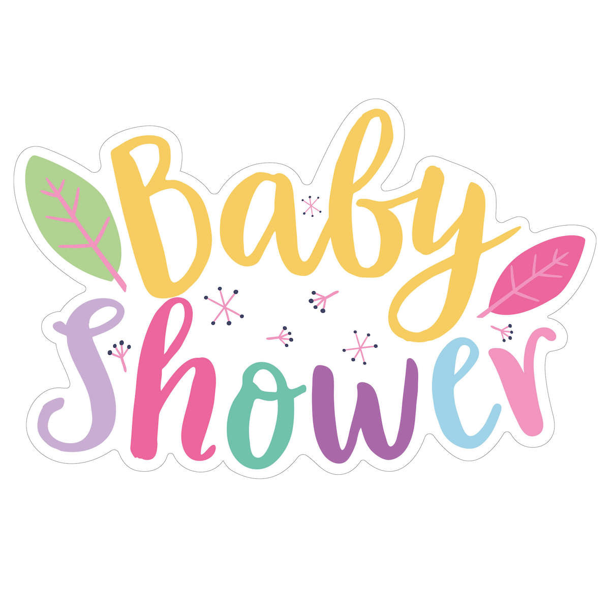 Letrero Baby Shower Multi 45x69cm | Fantasias Miguel – Fantasías Miguel