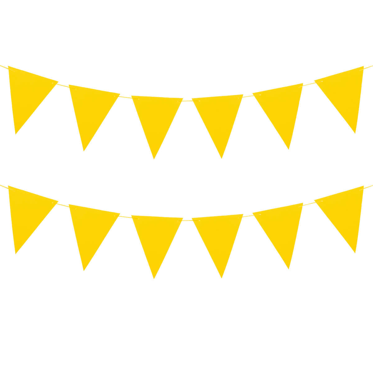 Banderín Triángulo Liso x12 19.5x16cm | Fantasias Miguel – Fantasías Miguel