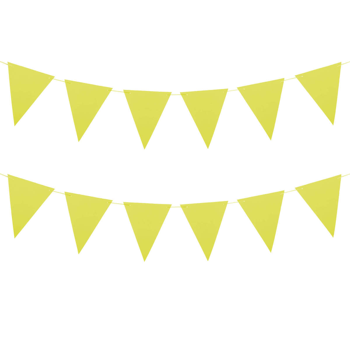 Banderín Triángulo Liso x12 19.5x16cm | Fantasias Miguel – Fantasías Miguel