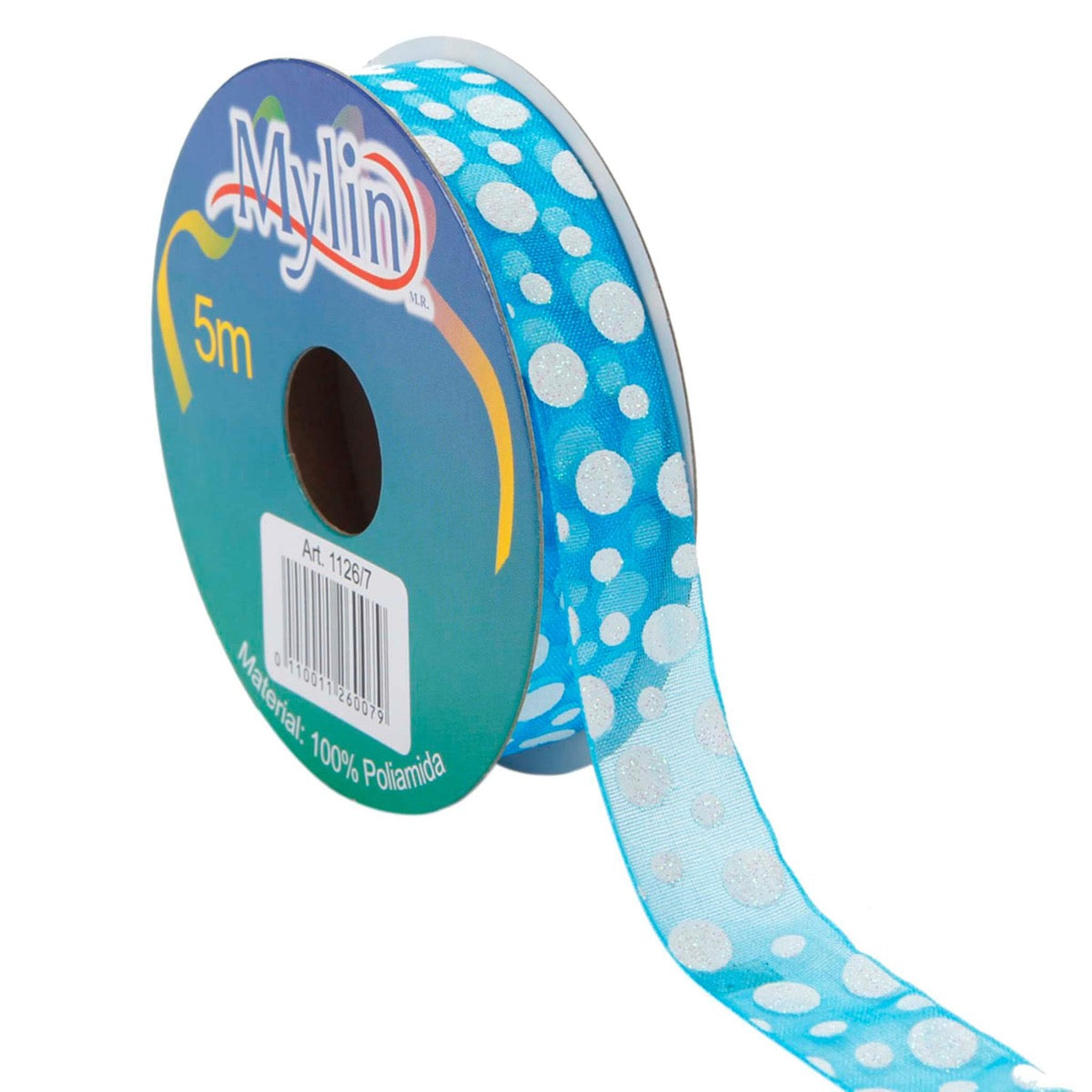 Listón Organza Con Círculos 16mm | Fantasias Miguel – Fantasías Miguel