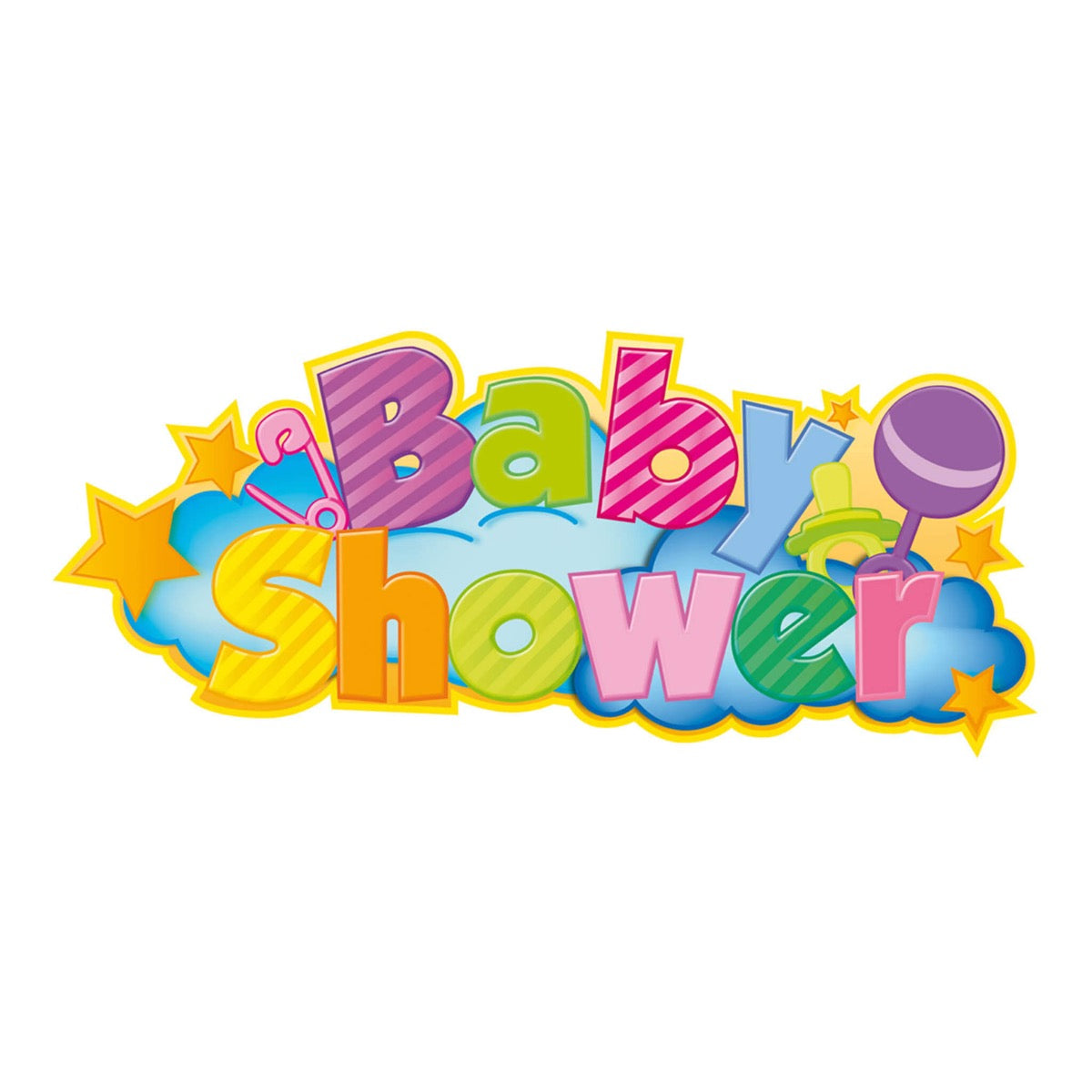Letrero Baby Shower 28x68cm | Fantasias Miguel – Fantasías Miguel