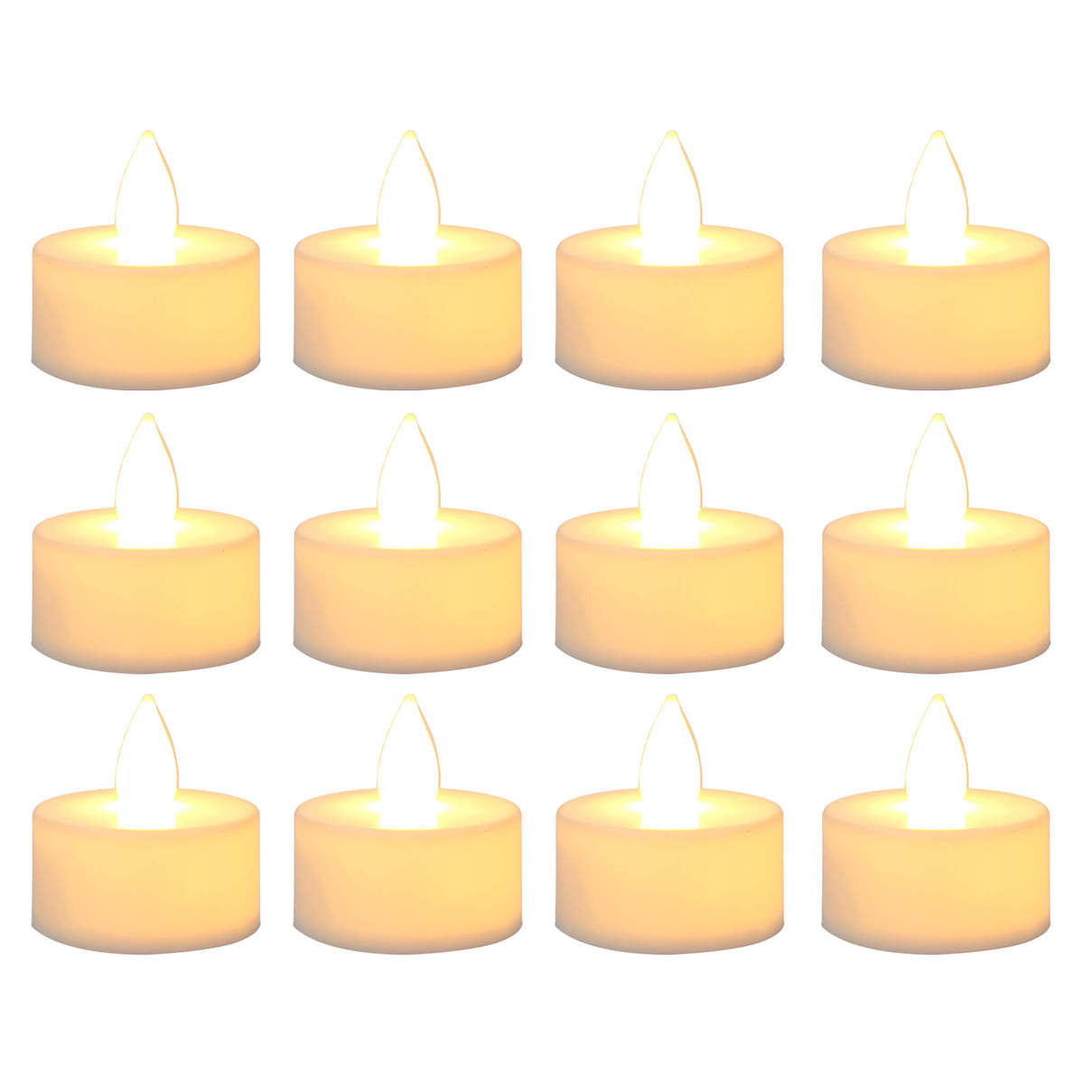 Mini Velas Led (Cada Pieza Incluye 3 baterias Reemplazables) 3.5x3.5cm ...