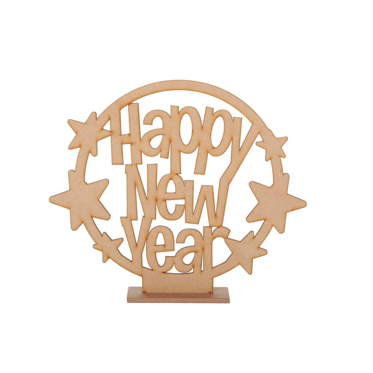 Letrero Happy New Year Con Base 21.5x24.5x3.5cm | Fantasias Miguel ...