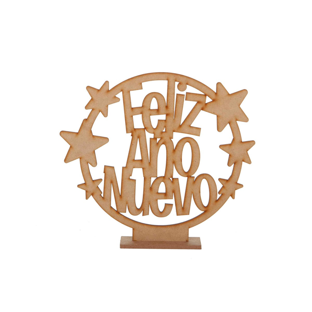 Letrero Happy New Year Con Base 21.5x24.5x3.5cm | Fantasias Miguel ...