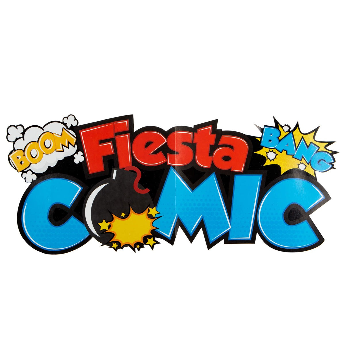 Letrero Comic 29.5x69cm | Fantasias Miguel – Fantasías Miguel