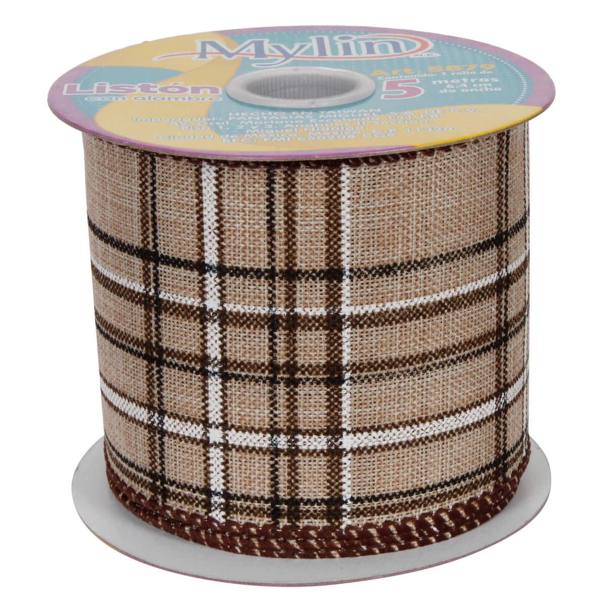 Listón Yute/Escoses 6.4cm | Fantasias Miguel – Fantasías Miguel