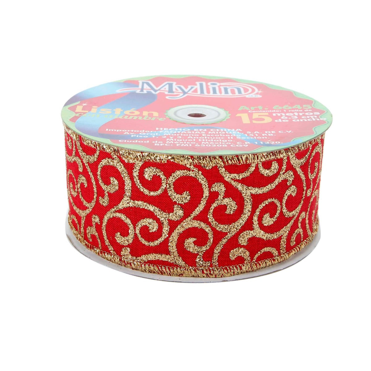 Listón Yute Garigol Diamantado 6.3cm | Fantasias Miguel – Fantasías Miguel