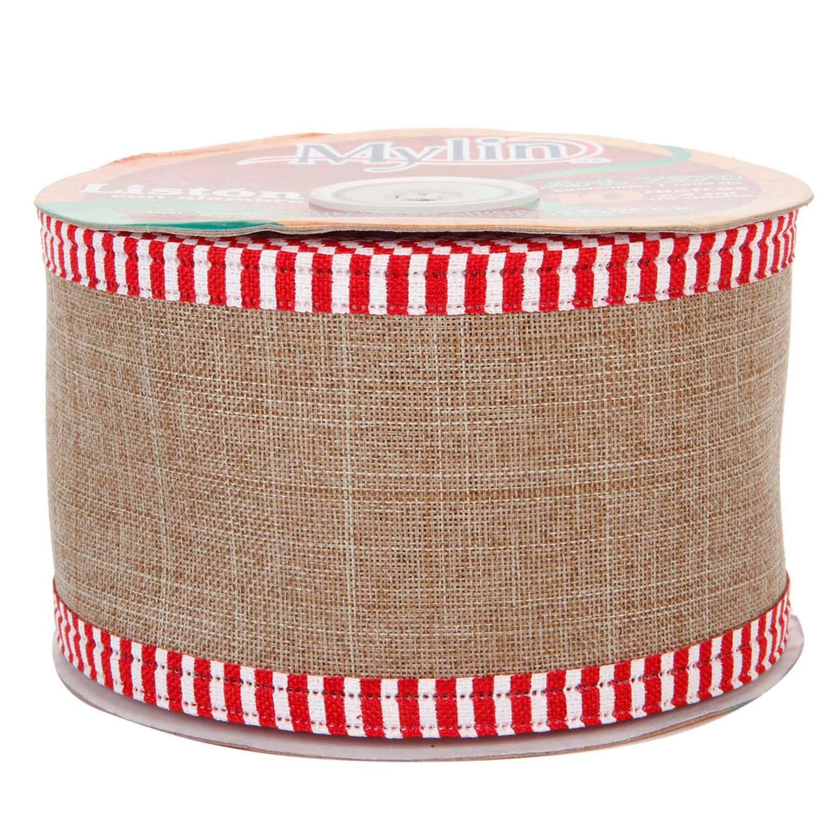 Listón Yute Con Orilla 6.4cm 10m | Fantasias Miguel – Fantasías Miguel