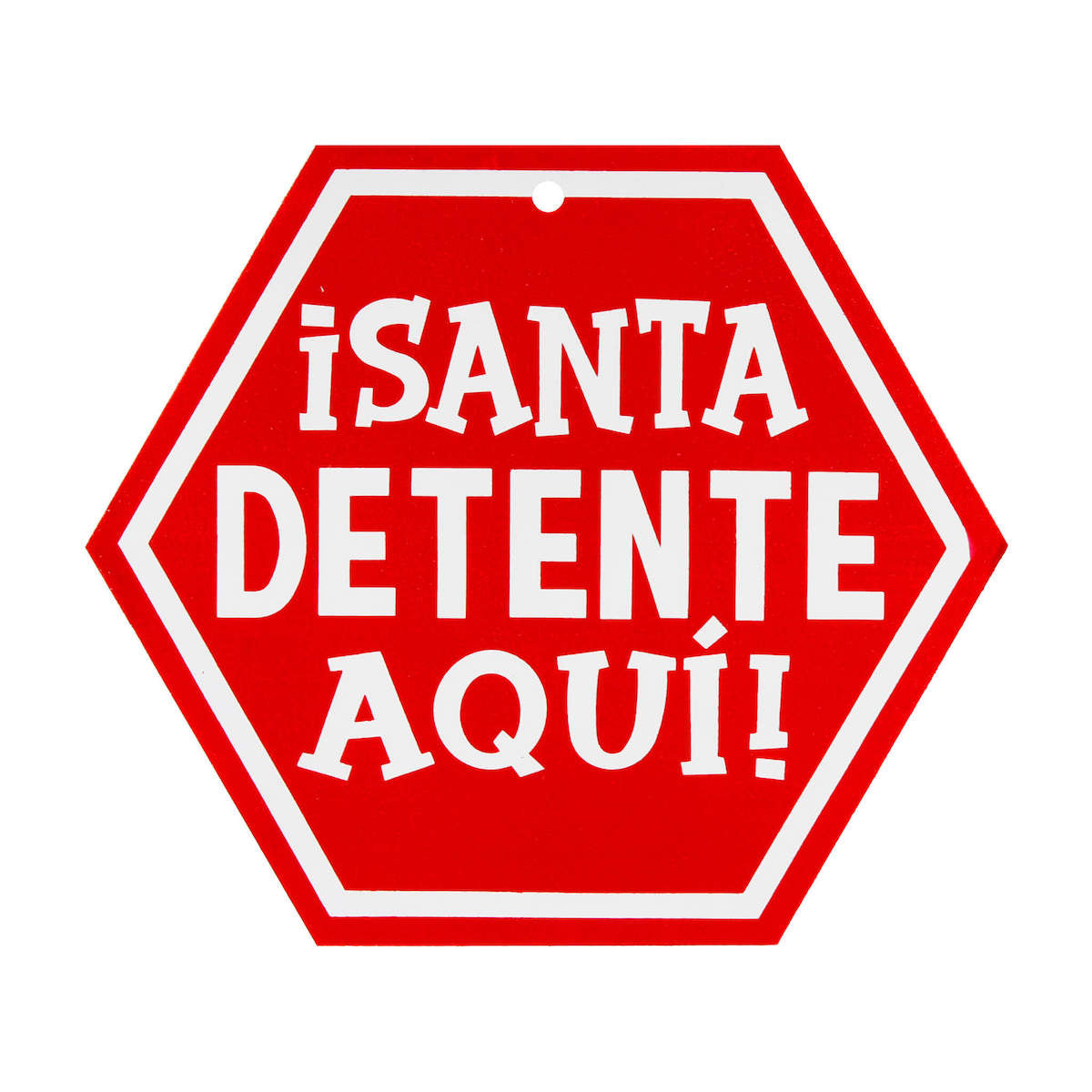 Letrero Santa 25x25cm | Fantasias Miguel – Fantasías Miguel