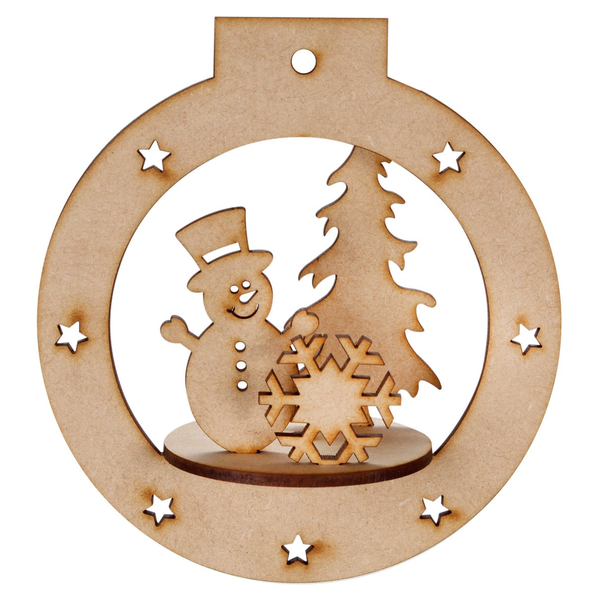 Esfera 3d Navidad Mdf 12cm | Fantasias Miguel – Fantasías Miguel