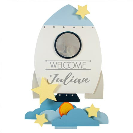 Letrero Cohete Baby Astronauta | Proyecto | Fantasias Miguel ...