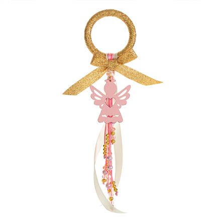 Bendición Con Ángel Bautizo Rosa/Crema | Proyecto | Fantasias Miguel ...