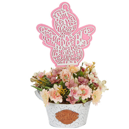 Arreglo Bautizo Ángelito Rosa | Proyecto | Fantasias Miguel – Fantasías ...