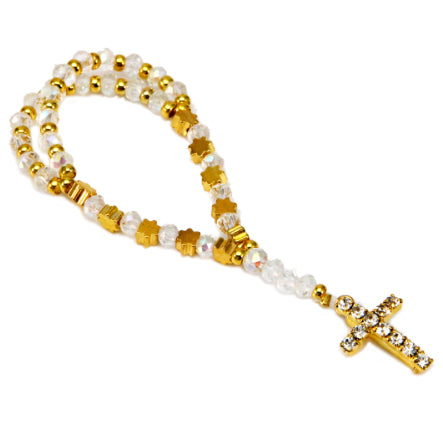 Decenario Pulsera Con Cuenta Metal Estrellla | Proyecto | Fantasias ...