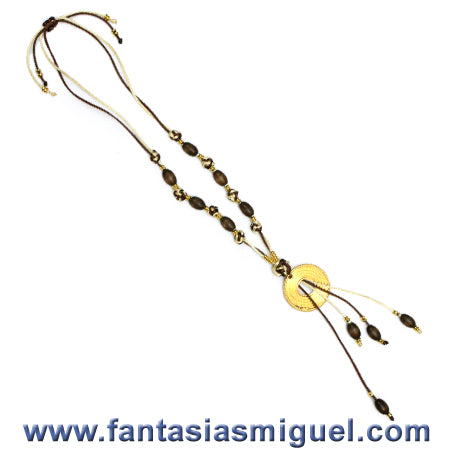 Collar Cola De Rata Con Madera | Proyecto | Fantasias Miguel ...