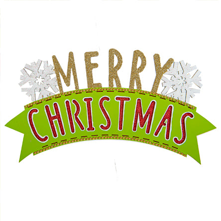 Letrero Merry Christmas Tradicional | Proyecto | Fantasias Miguel ...